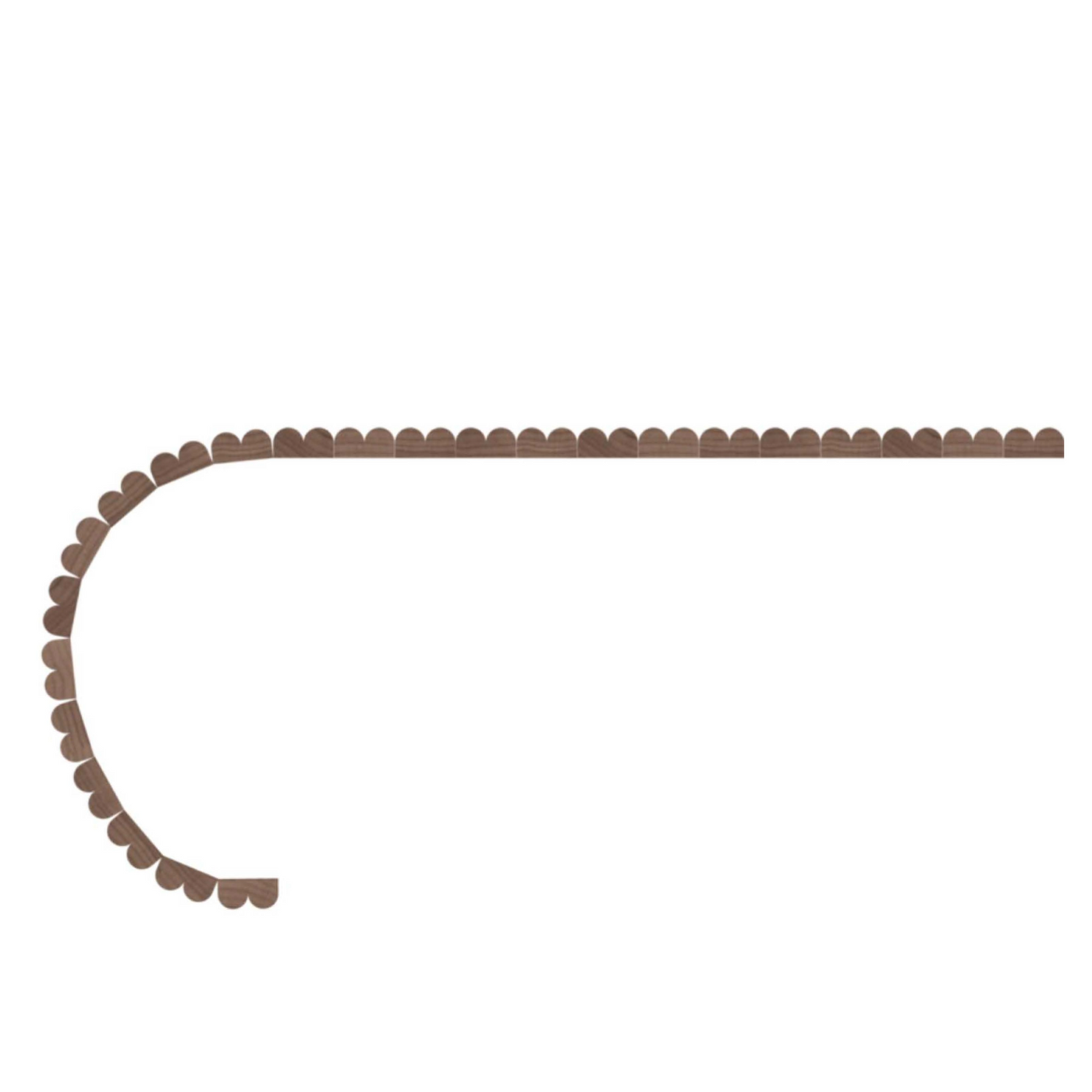 1/4" Double Bead Tambour — White River Hardwoods