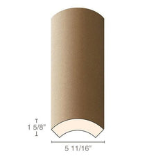 MDF Radius Corners, 4 Econo Qtr Rnd (accepts 5/8" plywood), 4" Radius ...