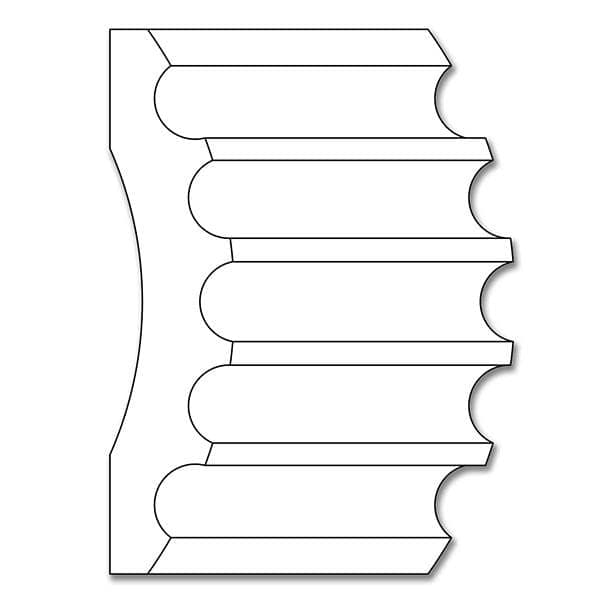 Fluted Door & Window Casing | White River Hardwoods