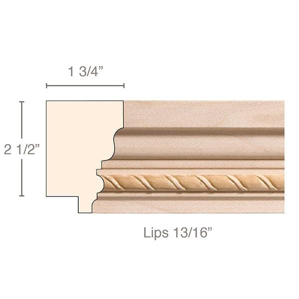 Rope (Lips 13/16) | Chairrail Moulding | White River — White River ...
