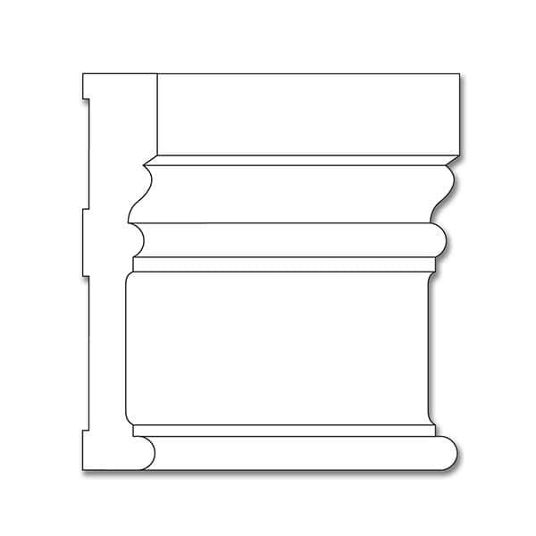 Traditional Door Header | Casing & Header | White River — White River ...