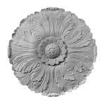 French Medallion, Plaster, 17 1/2"w x 17 1/2"h x 5/8"d, Made To Order ...