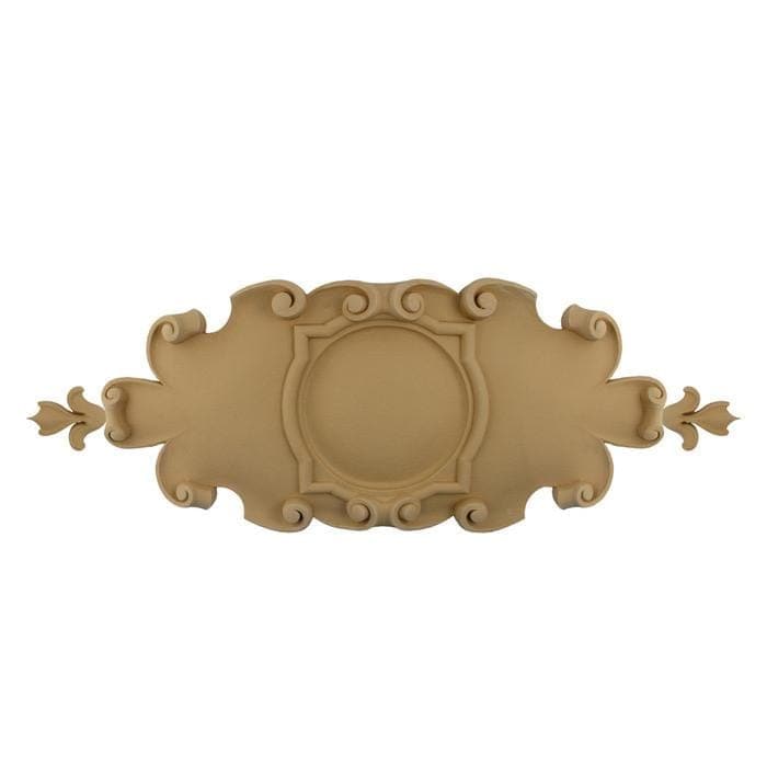 Flemish Shield Onlay, 35 1/2"w x 13 3/8"h x 1 5/8"d, Made To Order, Mi ...